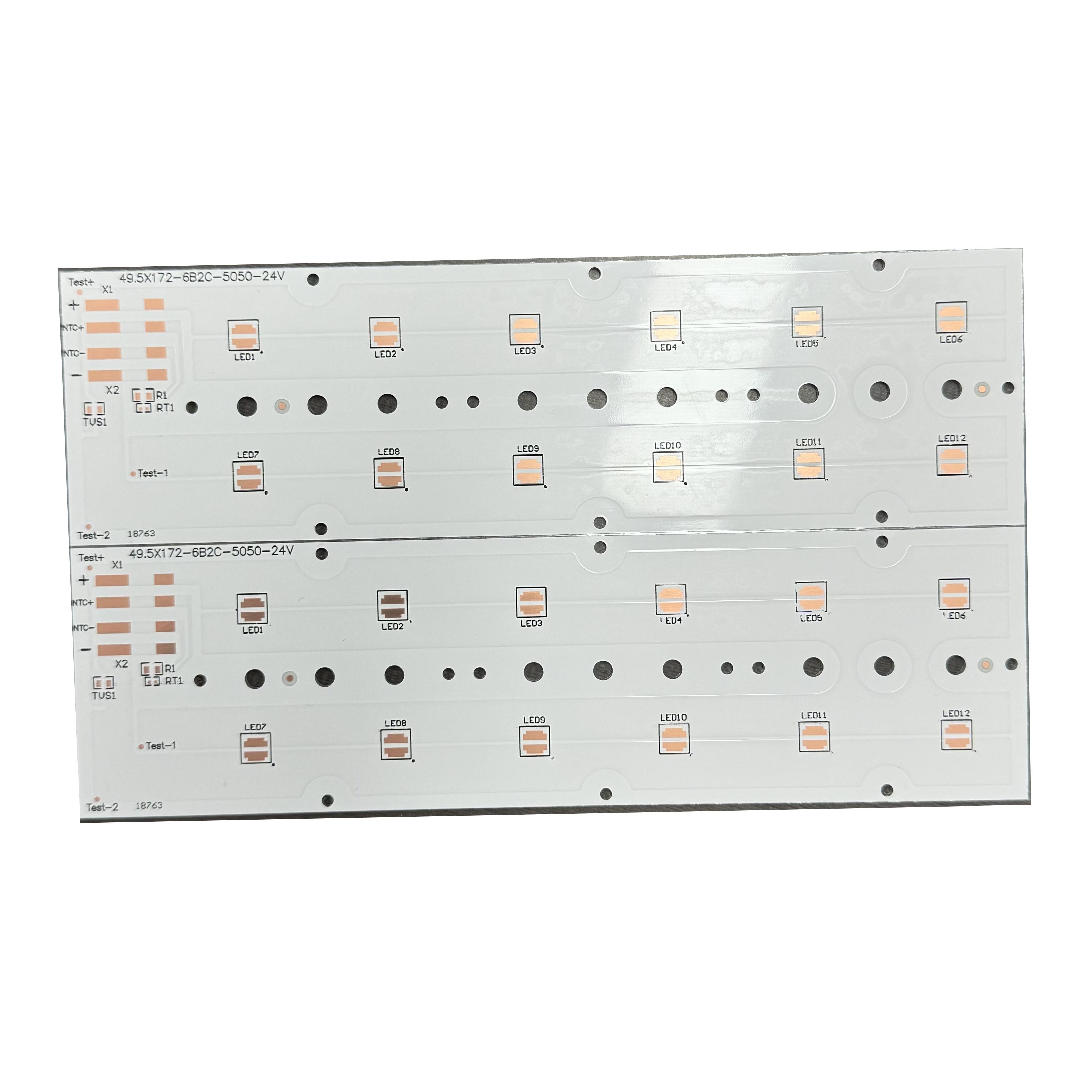 PCB board 2x6 2x8 for 5050 LED CHIPS